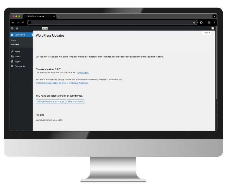 Aftercare Packages - Website Maintenance & Support - Just There